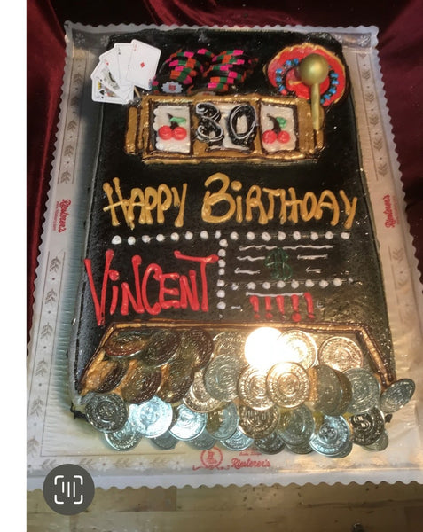 Slot Machine Cake – Riesterer's Bakery